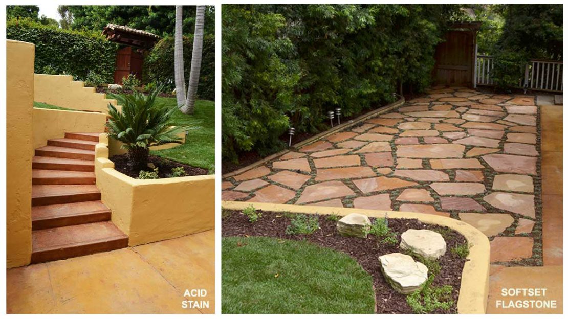 ACID-STAIN-&-FLAGSTONE | Compass Landscape Construction Inc